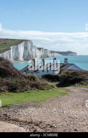 Seaford, September 22nd 2025: The Seven Sisters Cliffs at Seaford Head ...