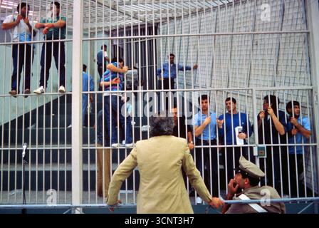 Camorra Mafia Trial in Naples 1980s Italy. Family members of men on ...