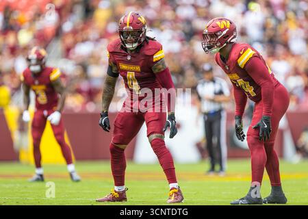 Washington Commanders outside linebacker Von Miller (24) rushes during ...