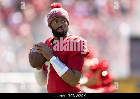 Arizona Cardinals quarterback Jacoby Brissett (7) against the San ...