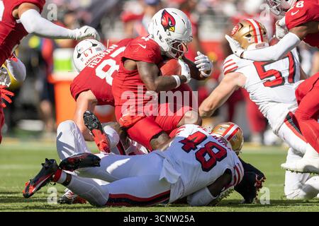 San Francisco 49ers linebacker Tatum Bethune (48) in action during an ...