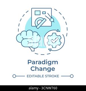 Cultural change soft blue concept icon Stock Vector Image & Art - Alamy