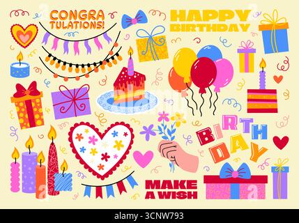 Gift box with balloons with cartoon style, 3d rendering. Computer ...