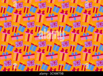 A seamless pattern of different colorful shapes that can be used for ...