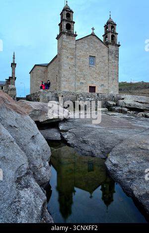 Spain, Galicia, Muxia, Barca sanctuary Stock Photo - Alamy