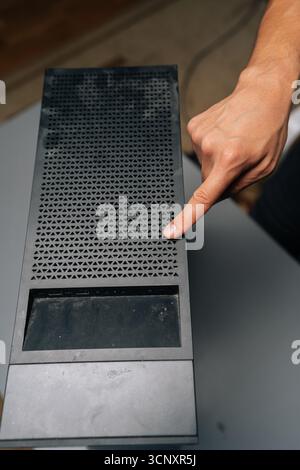 overheating a heat sink on computer board Stock Photo - Alamy