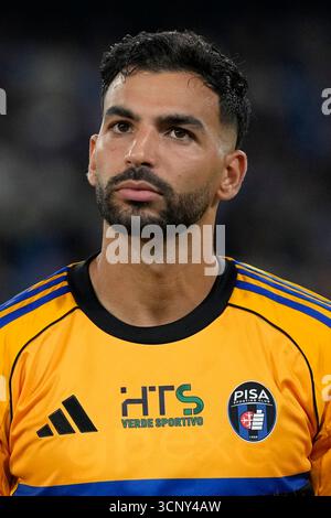 Mehdi Leris (Pisa) during Pisa SC vs US Cremonese, Italian soccer Serie ...