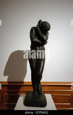 "Eve". sculpture by Auguste Rodin. Rodin Museum. Paris. France Stock ...