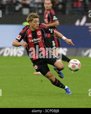 Ritsu. Doan. fotografiert beim Spiel Eintracht. Frankfurt gegen ...