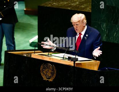 President Donald J. Trump at the 80th Session of the UN General ...