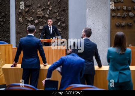 THE HAGUE - Ismail el Abassi (DENK) during the swearing-in ceremony as ...