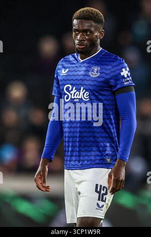 Tim Iroegbunam of Everton during the Everton v Wolverhampton Wanderers ...
