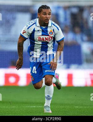 Thyrhys Dolan of RCD Espanyol during the La Liga EA Sports match ...