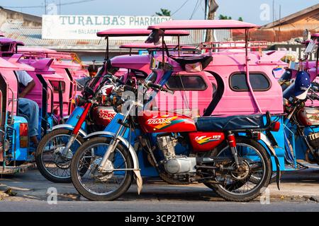 Traditional colorful tricycles. Philippines Stock Photo - Alamy