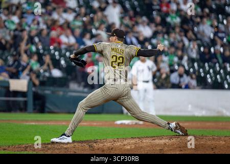 San Diego Padres pitcher Mason Miller delivers during the ninth inning ...