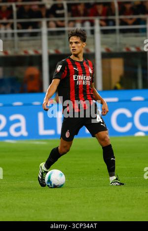 Samuele Ricci of AC Milan in action during the Serie A football match ...