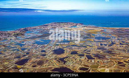 Loire estuary and guerande marsh in french atlantic odean Stock Photo ...