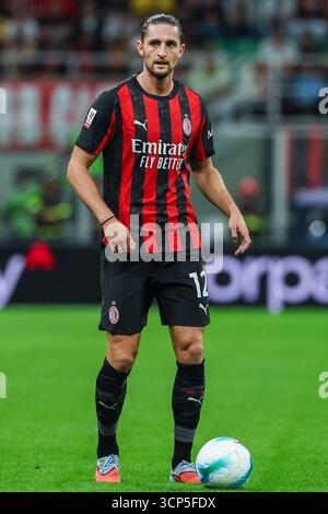rabiot adrien ac milan scores goal 1-3 during serie A match Como 1907 ...
