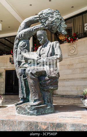 Monument to Hasan bey Zardabi in Baku Stock Photo - Alamy