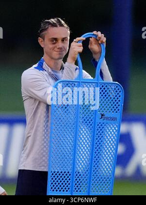 Rangers' Thelo Aasgaard during a press conference at Ibrox Stadium ...