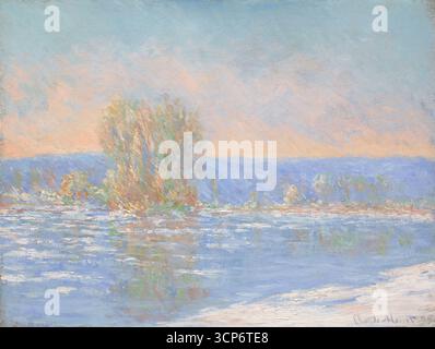 Monet Claude - Private Collection - Bennecourt - 1887 - Oil on canvas ...