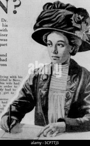 Crippen and Ethel le Neve in the dock Daily Mirror Front Page 010810 Dr ...