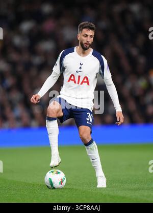 Tottenham Hotspur's Rodrigo Bentancur during Premier League between ...