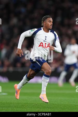 Wilson Odobert of Tottenham Hotspur during the Premier League match ...