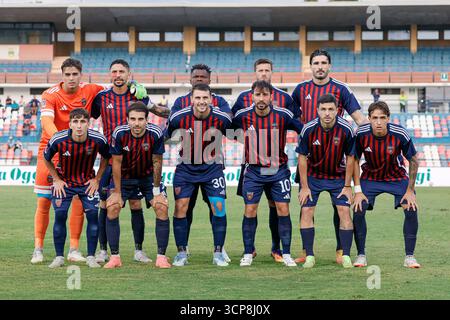team of Cosenza during the Serie C football match between Cosenza and ...