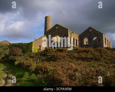 Great Flat Lode Mine Workings Cornwall Cornwalls mining heritage the ...