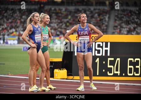 Georgia Hunter-Bell of Great Britain & NI competing in heat 6 of the ...
