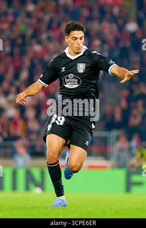 Jones EL-ABDELLAOUI of Celta Vigo and Juanlu SANCHEZ of Sevilla FC ...