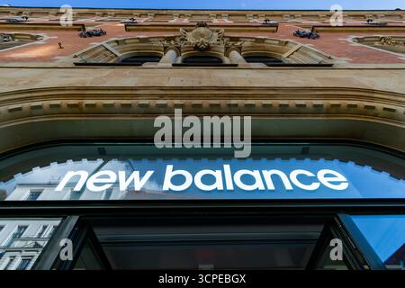 New Balance storefront and signage in Rome, Italy on November 28, 2025 ...