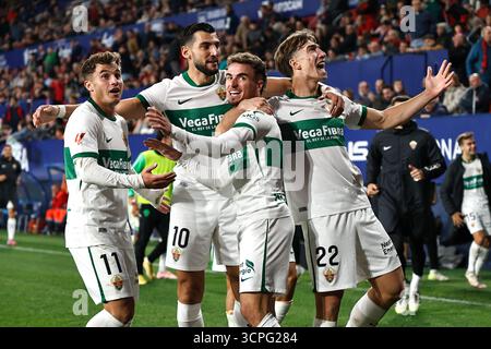 Elche CF team group during the La Liga EA Sports match between FC ...