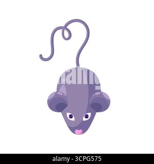 Mouse toy icon vector. Flat icon isolated on the white background ...
