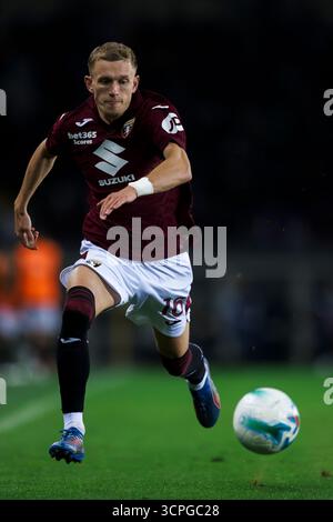 Marcus Pedersen of Torino FC in action during the Serie A football ...