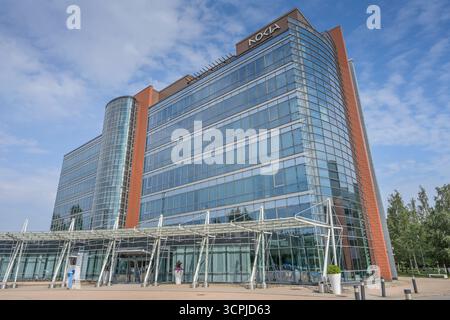 Gebäude One, Nokia Hauptquartier und Campus, Karakaari, Espoo, Region ...