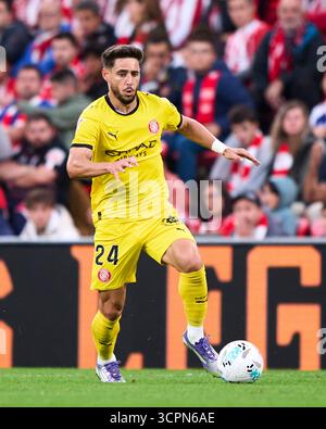 Alex Moreno of Girona FC during the La Liga EA Sports match between ...
