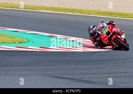 Number 36 Honda Team rider Joan Mir during practice 2 at the 2025 ...