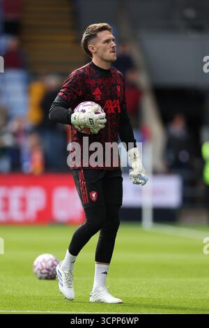 Liverpool goalkeeper Freddie Woodman ahead of the Premier League match ...