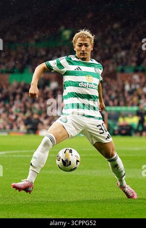 during the William Hill Premiership match at Celtic Park, Glasgow ...