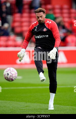 Sunderland goalkeeping coach Neil Cutler during the Premier League ...
