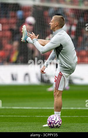 Oleksandr Zinchenko of Nottingham Forest during the Fulham v Nottingham ...