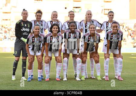 Juventus FC women pose with the Cup at the end of the Italian Women ...
