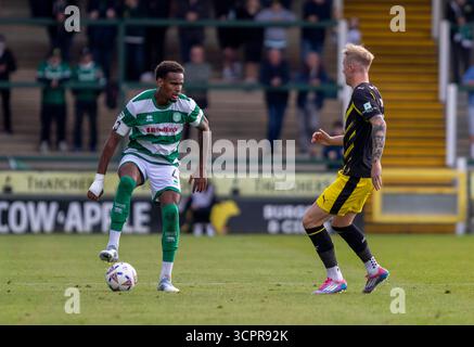 Yeovil Town's Morgan Williams with the ball Enterprise National League ...