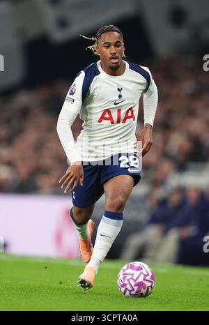 Wilson Odobert of Tottenham Hotspur during the Premier League match ...