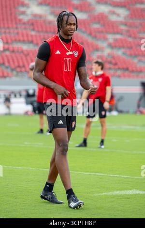 North Carolina State quarterback CJ Bailey (11) runs against Campbell ...
