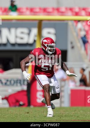 September 27, 2025: Razorback offensive lineman Corey Robinson II (51 ...