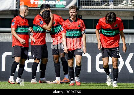 NIJMEGEN - Basar Onal of NEC Nijmegen scores 3-2 during the Dutch ...