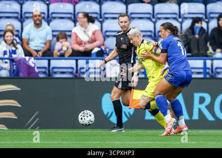 17, Julie Thibaud of Leicester City in action during the Subway Women's ...